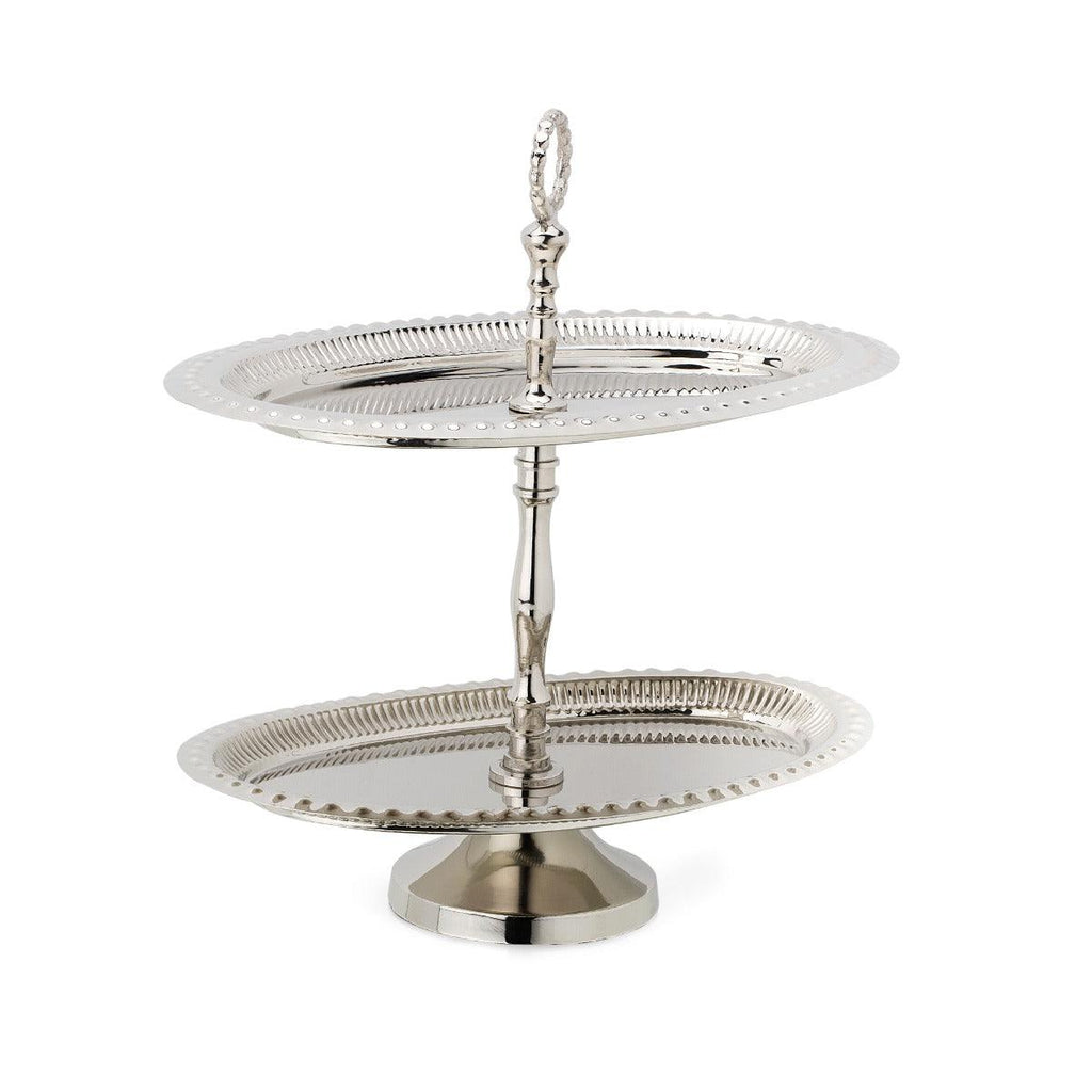 Buy SS 2 Tier Cake Display Stand – ellementry